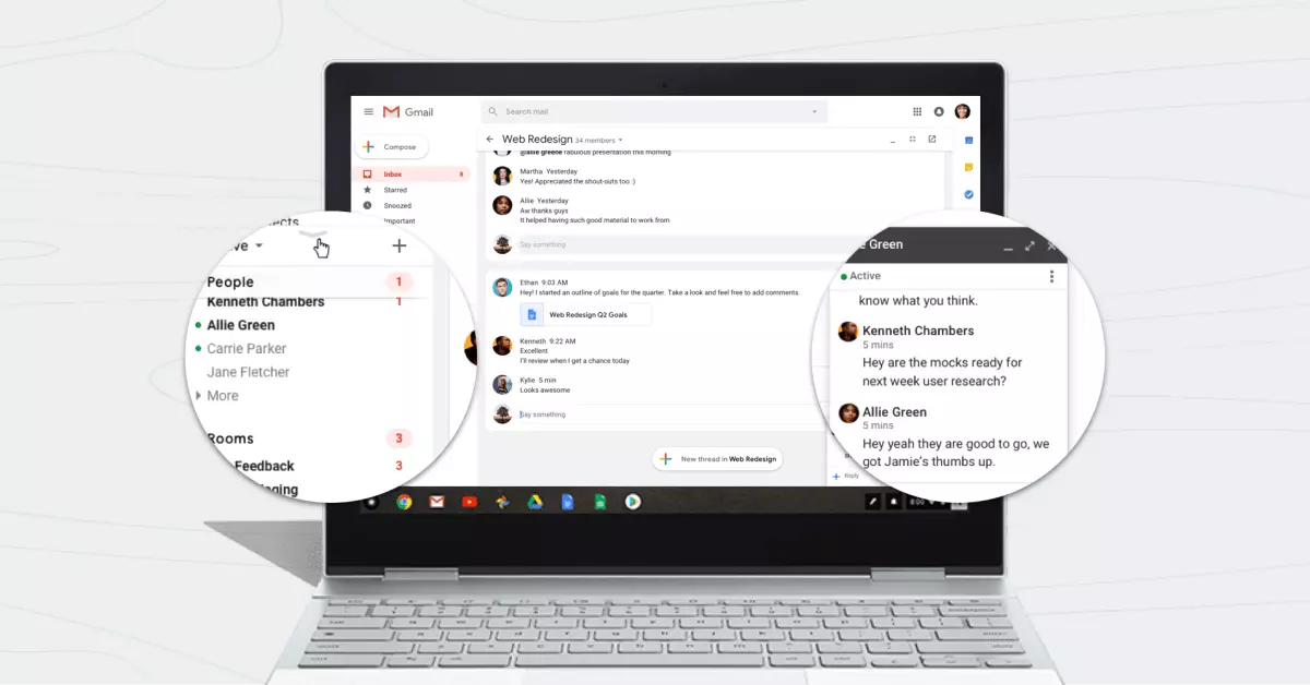 Google rincian fitur Hangouts Chat anyar sing bakal teka