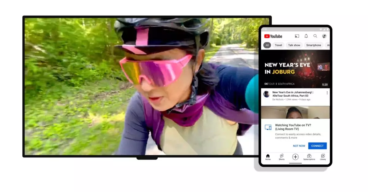 L'app del telefono YouTube ora può connettersi alla TV