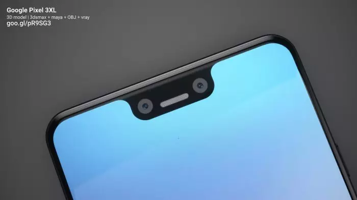 Google Pixel 3 සහ Pixel 3 XL නව mockup සහ සවිස්තරාත්මක 3D විදැහුම්කරණයන්හි පෙන්වා ඇත 26712_3