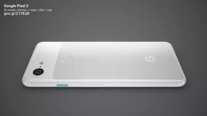 Google Pixel 3 e Pixel 3 XL mostrados en novas maquetas e renderizados 3D detallados 26712_8