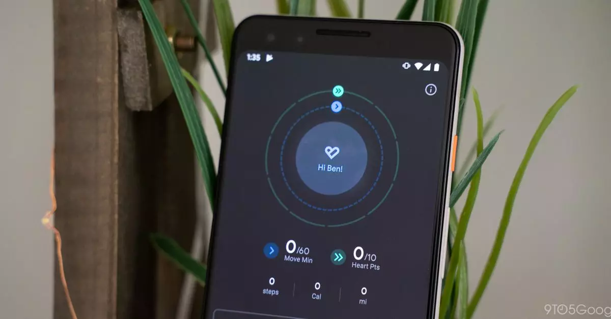 Google Fit-ek bihotza eta arnas maiztasuna neurtzen ditu telefonoaren kamerarekin