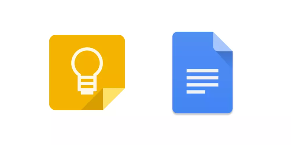 Google Keep nambihan integrasi Docs jero, ayeuna layanan inti G Suite