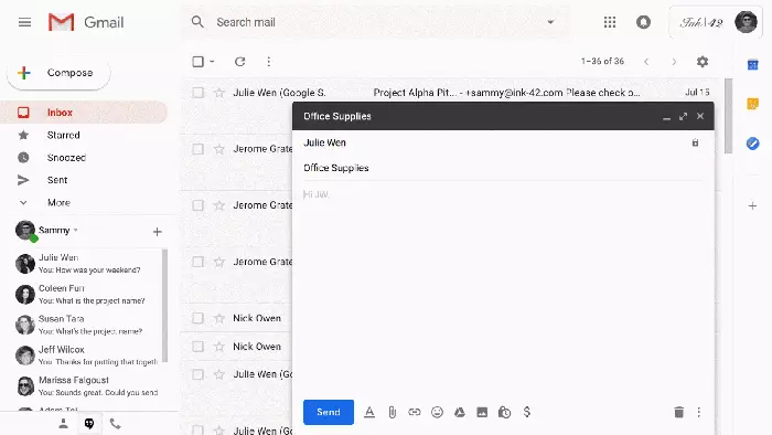 Gmail Smart Compose