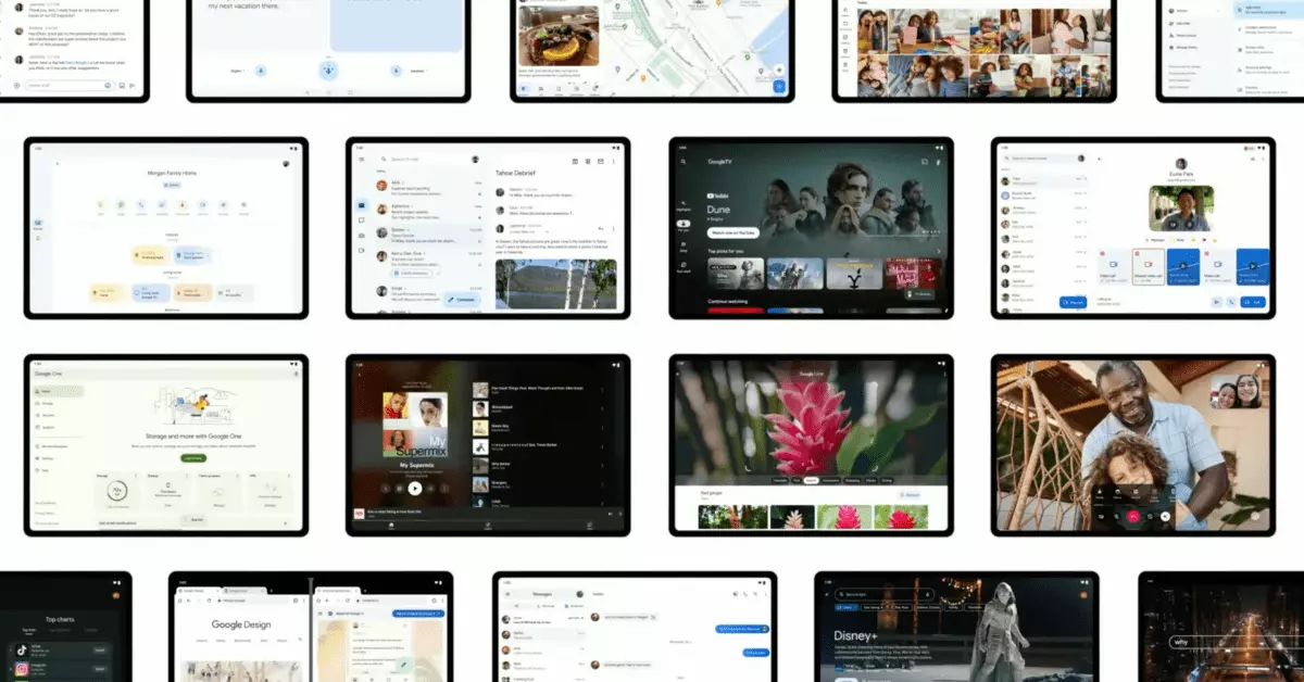 Setiap aplikasi Google mendapatkan pembaruan UI tablet Android