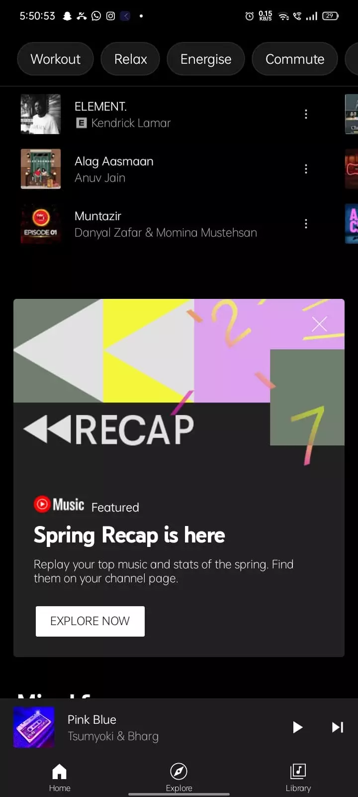 YouTube Music erhält Spring Recap '22 mit teilbaren Statistiken 2736_2