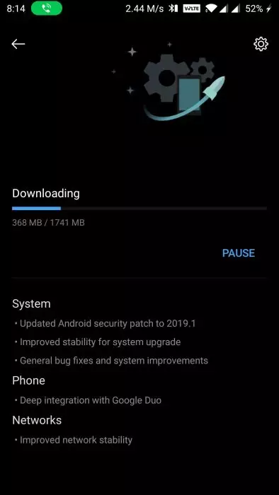 កំណត់ហេតុផ្លាស់ប្តូរ OxygenOS 9.0.4