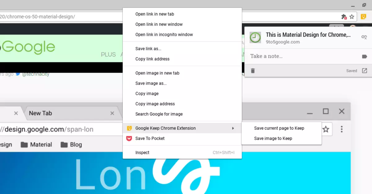Google Keep có một tiện ích mở rộng của Chrome để dễ dàng lưu và thêm ghi chú vào các liên kết và hình ảnh