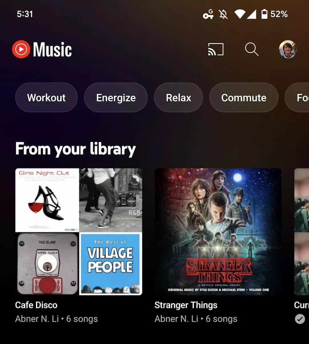 Warna YouTube Music