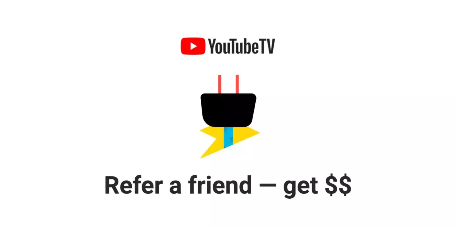 YouTube TV tilvísunarforrit