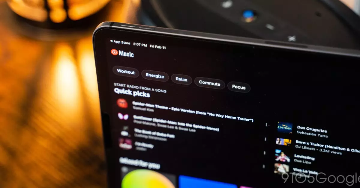 YouTube Music ningkatkeun algoritma radio, nambihan rak kulawarga