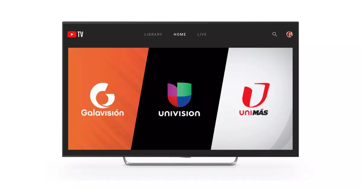 YouTube TV Univision жаңа испан арналарын қосады