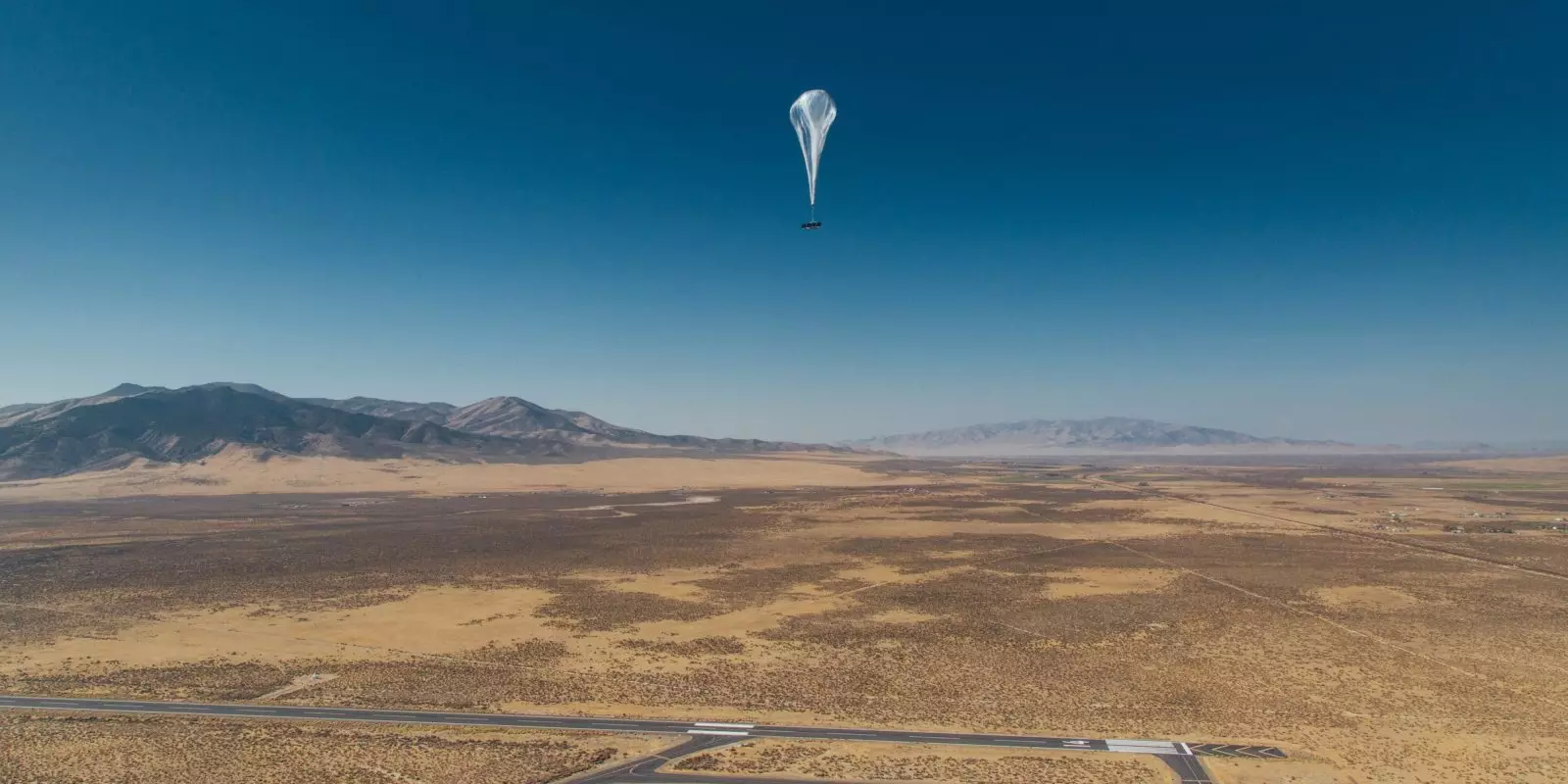 Loon ballon vliegen