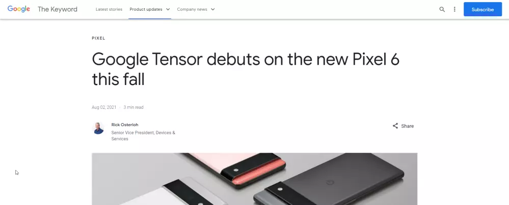 Tá muinín ag Google as an Pixel 6 i mbliana 296_3