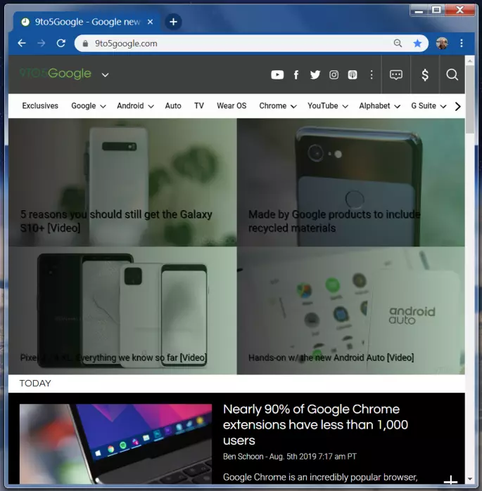 El modo oscuro de Google Chrome para la web llegará al escritorio 31263_2