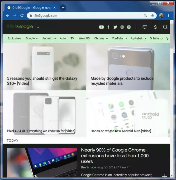 El modo oscuro de Google Chrome para la web llegará al escritorio 31263_4