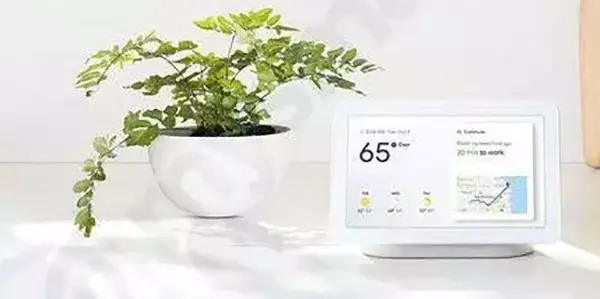 størrelse på google home hub