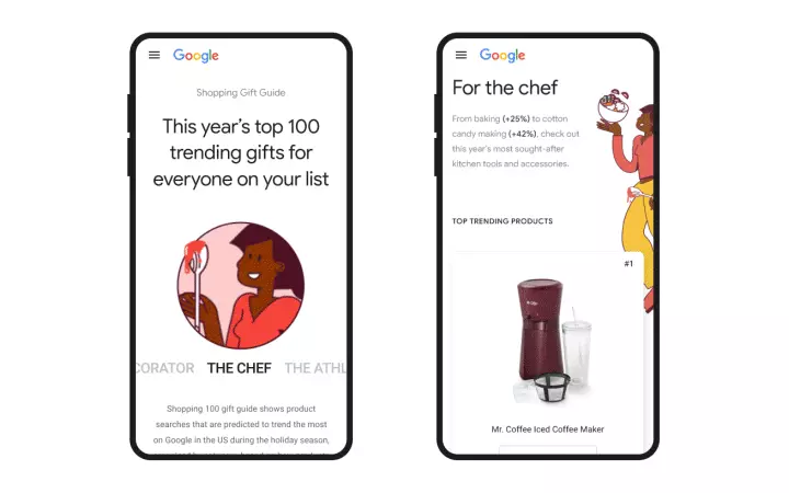 Google somt de top 100 cadeaus op in 2020 met nieuwe site 32400_3