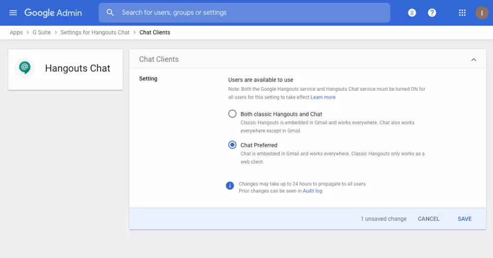 Sākas Hangouts klasiskās versijas migrēšana uz Google Chat pakalpojumam G Suite 340_4