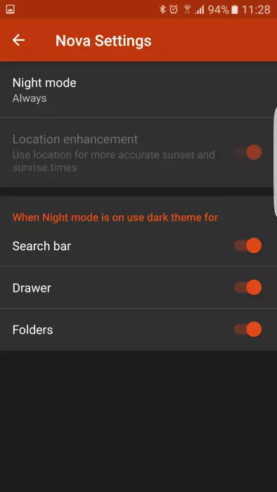 Nieuwste Nova Launcher-bèta introduceert 'Nachtmodus', meer zoekbalkkeuzes 34592_4