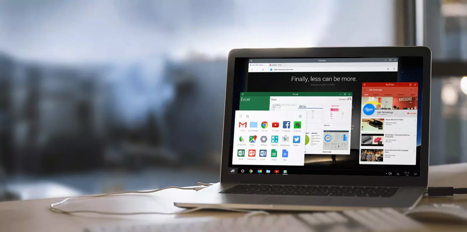 Remix OS 2.0 एक पूर्ण डेस्कटप अपरेटिङ सिस्टम हो जसले एन्ड्रोइड एपहरू चलाउँछ 34597_1