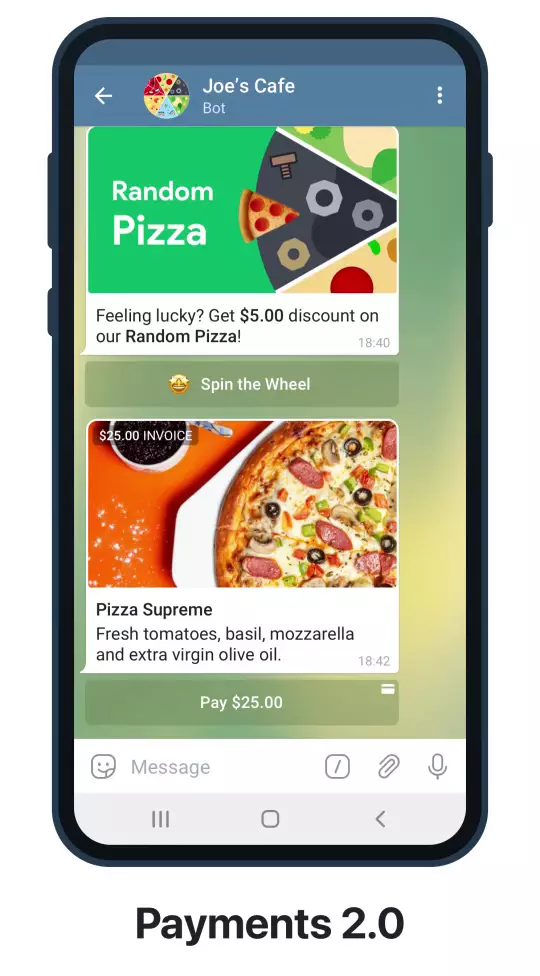 Telegram은 결제, 음성 채팅 일정 등을 개선합니다. 35081_2