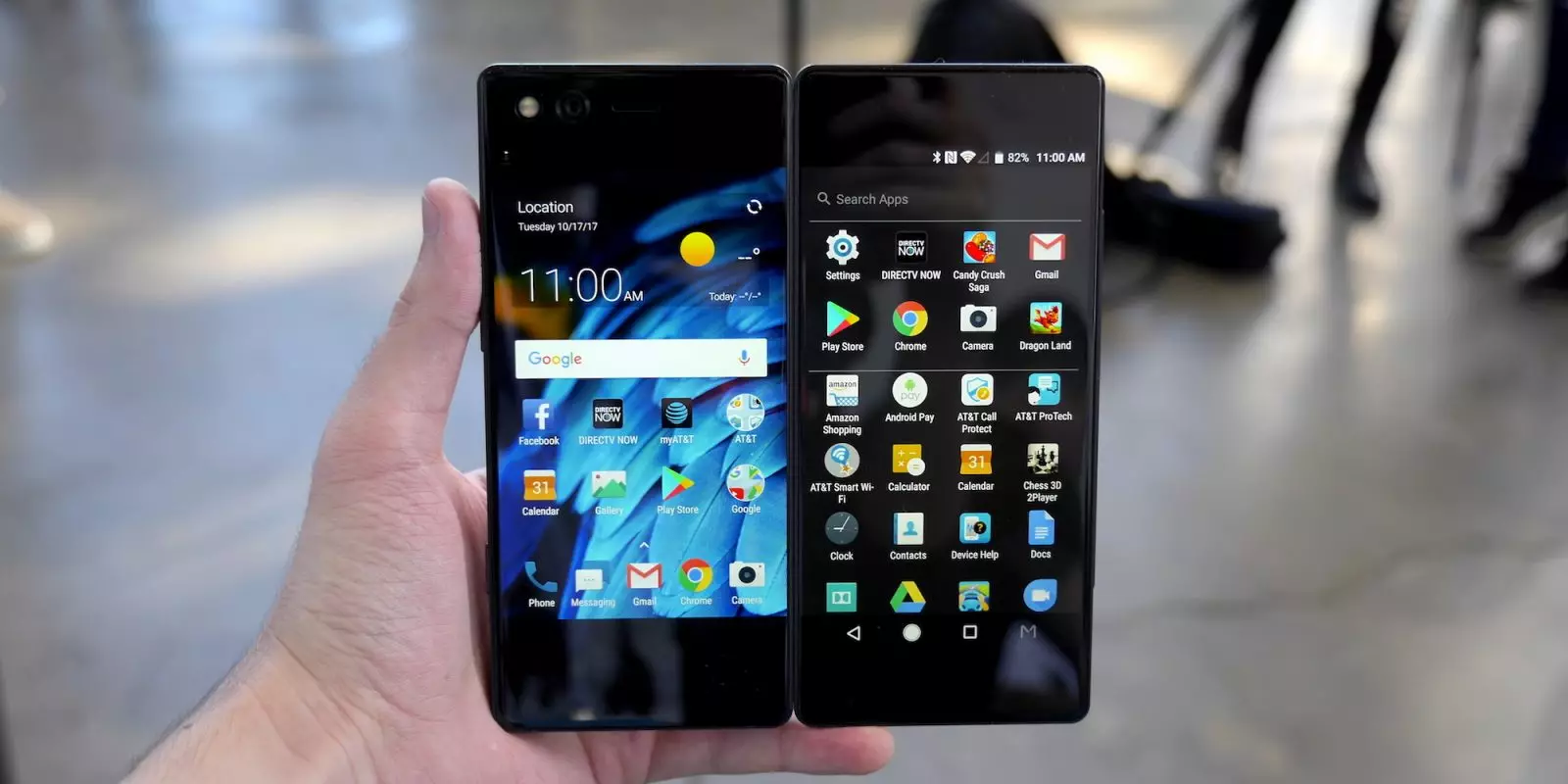 ZTE Axon M aka-na: ekwentị nwere ike imegharị ihu abụọ, were abụọ [Video] 35355_1