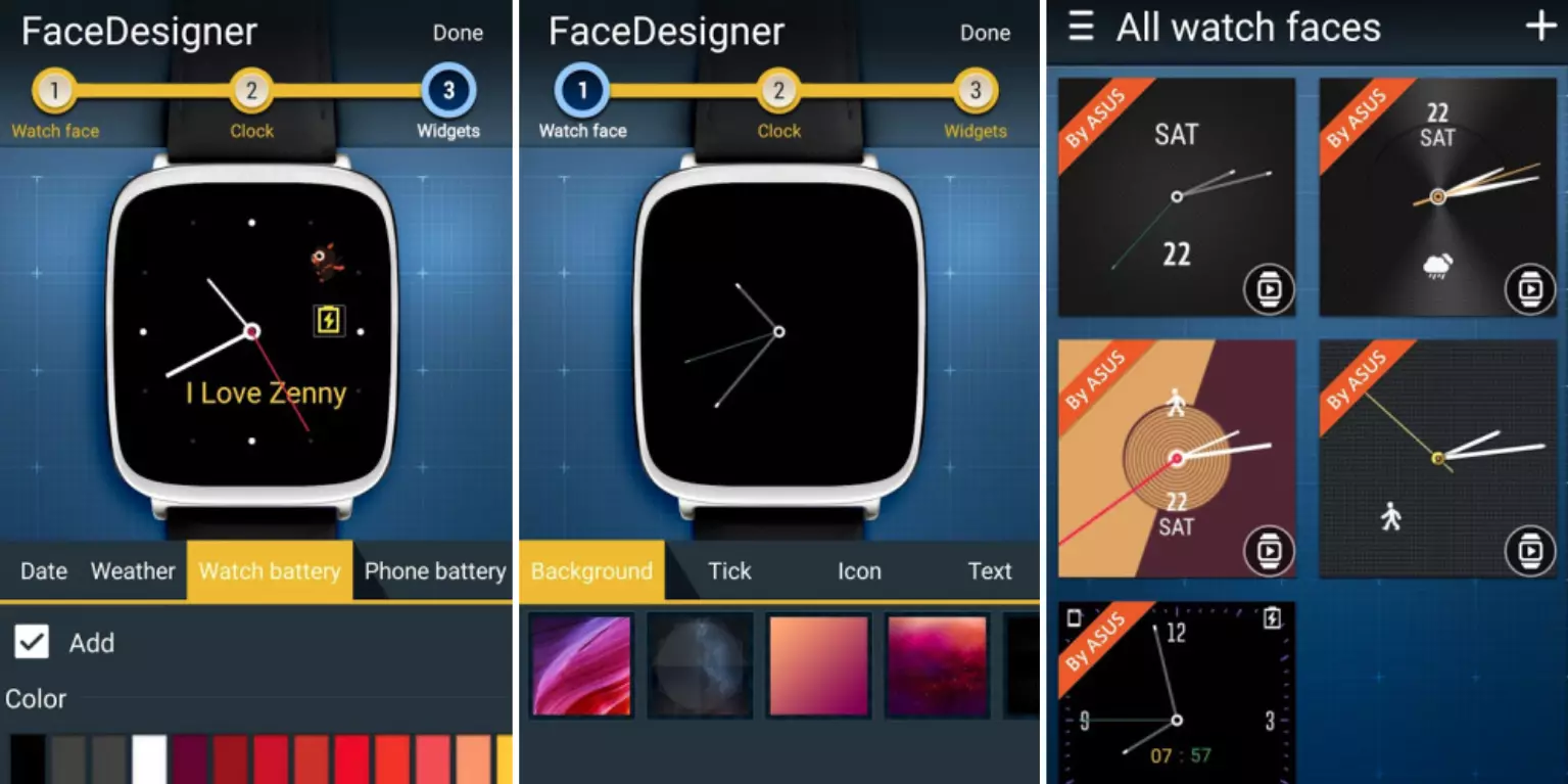 Asus verëffentlecht nei App déi et erlaabt eng séier Schafung vu personaliséierte Watchfaces 36046_1