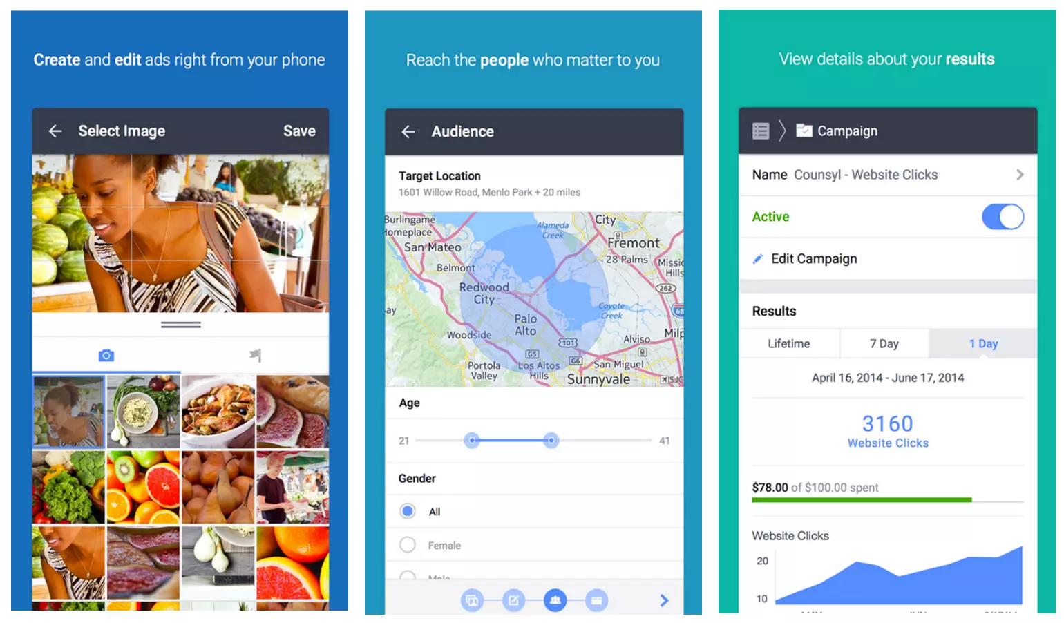 تم إطلاق Facebook Ads Manager على Android 36071_1