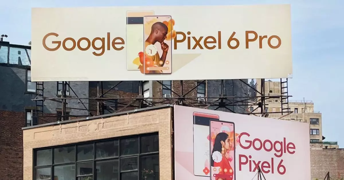 Zikwangwani za Pixel 6 ndi Pixel 6 Pro zikukwera ku LA, SF, NY