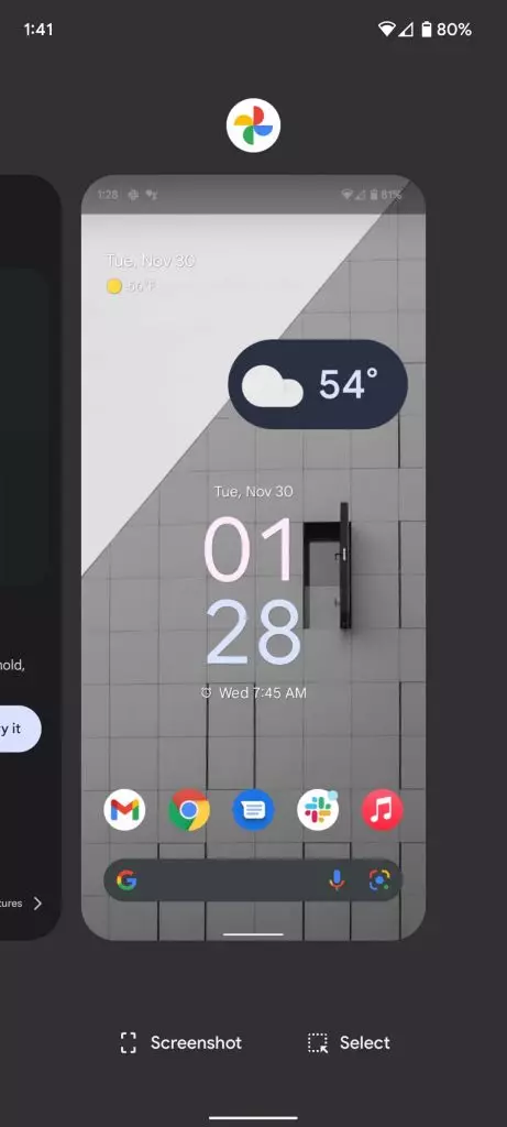 Como facer unha captura de pantalla nun Pixel 6 e 6 Pro 3797_5