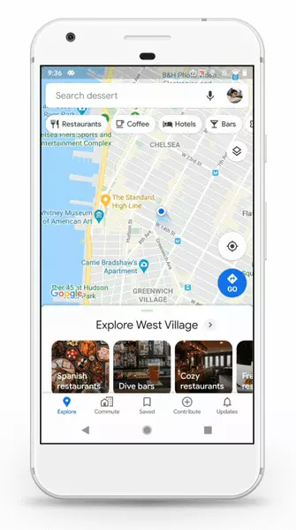 Google Maps redesigns nws mobile app thiab logo 3864_2