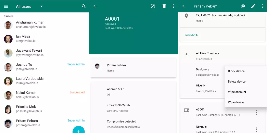 Android માટે Google Admin એપ્લિકેશન સંપૂર્ણ મોબાઇલ ઉપકરણ સંચાલન સુવિધાઓ સાથે અપડેટ કરવામાં આવી છે 40199_1