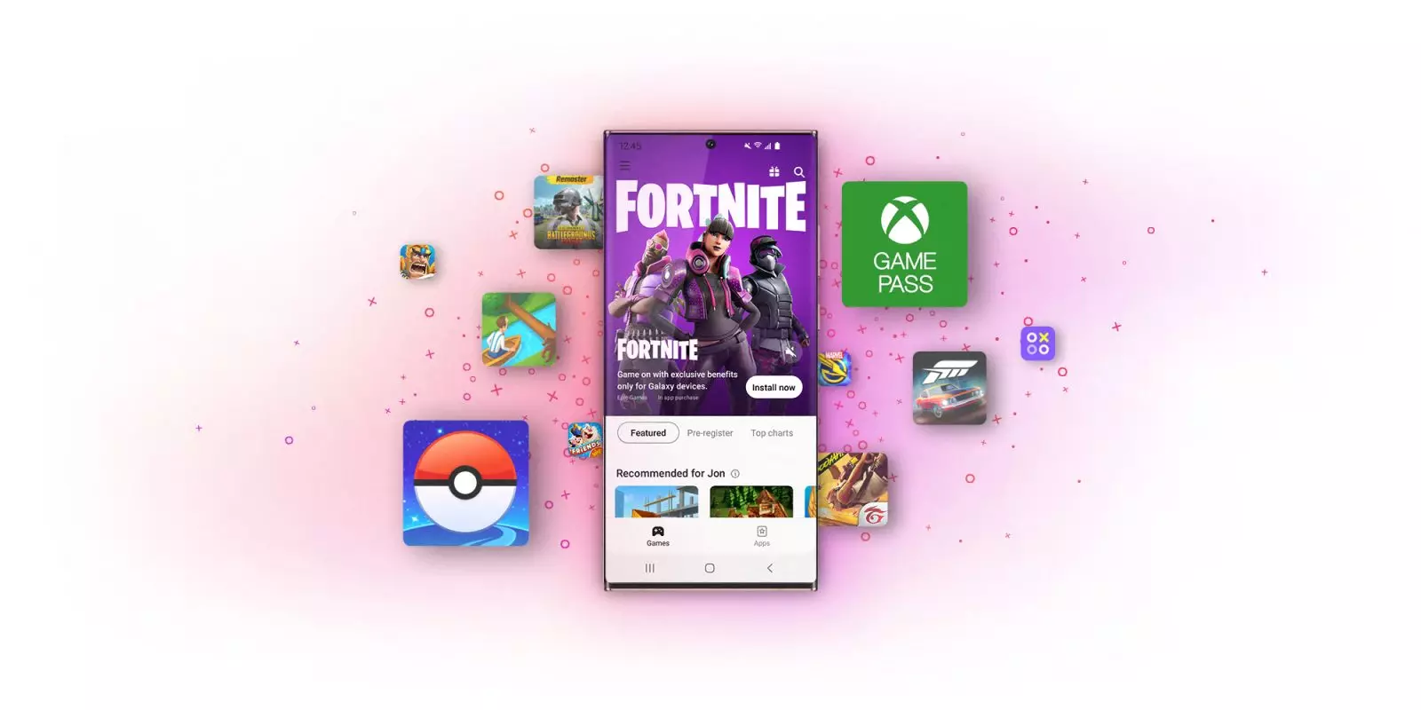 ailgynllunio storfa samsung galaxy fortnite