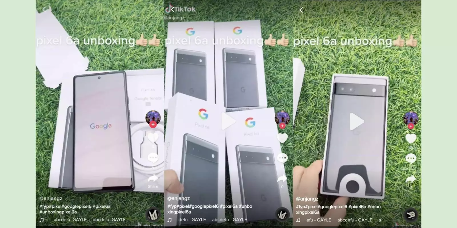 Uppackning av Google Pixel 6a