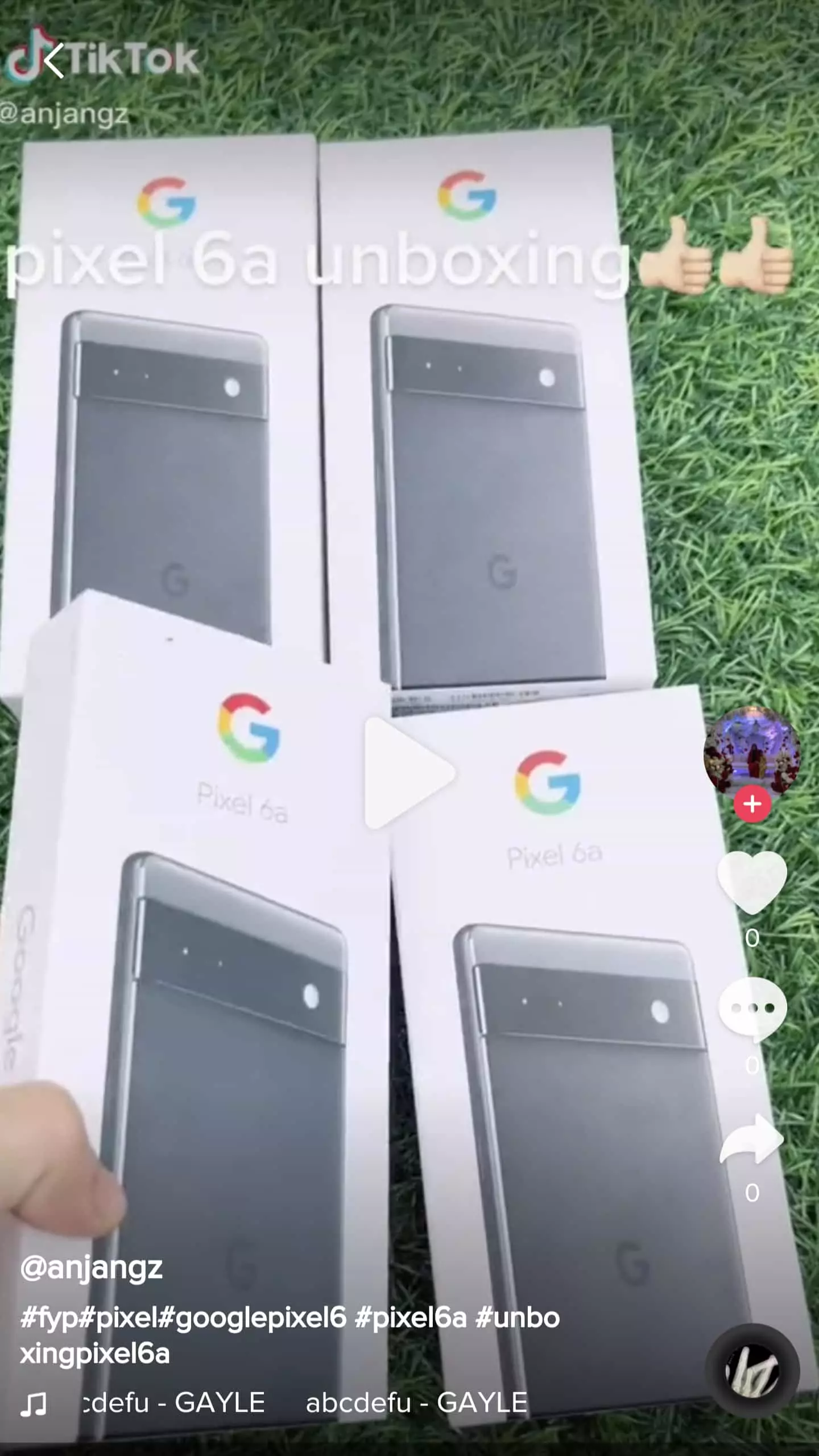 Desembalagem do Google Pixel 6a