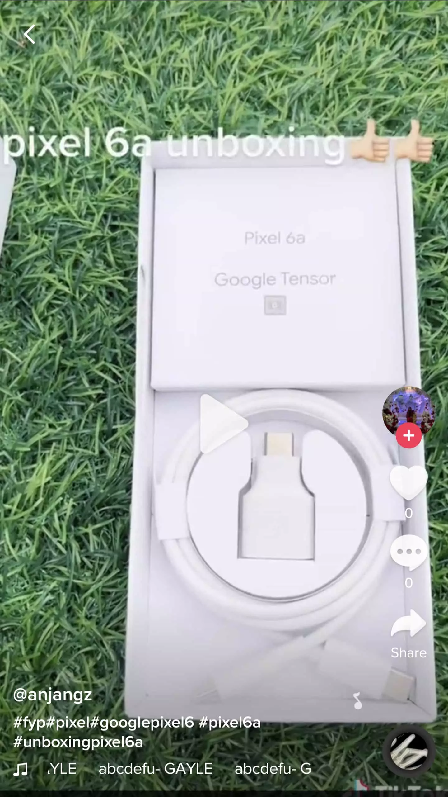 Desembalagem do Google Pixel 6a