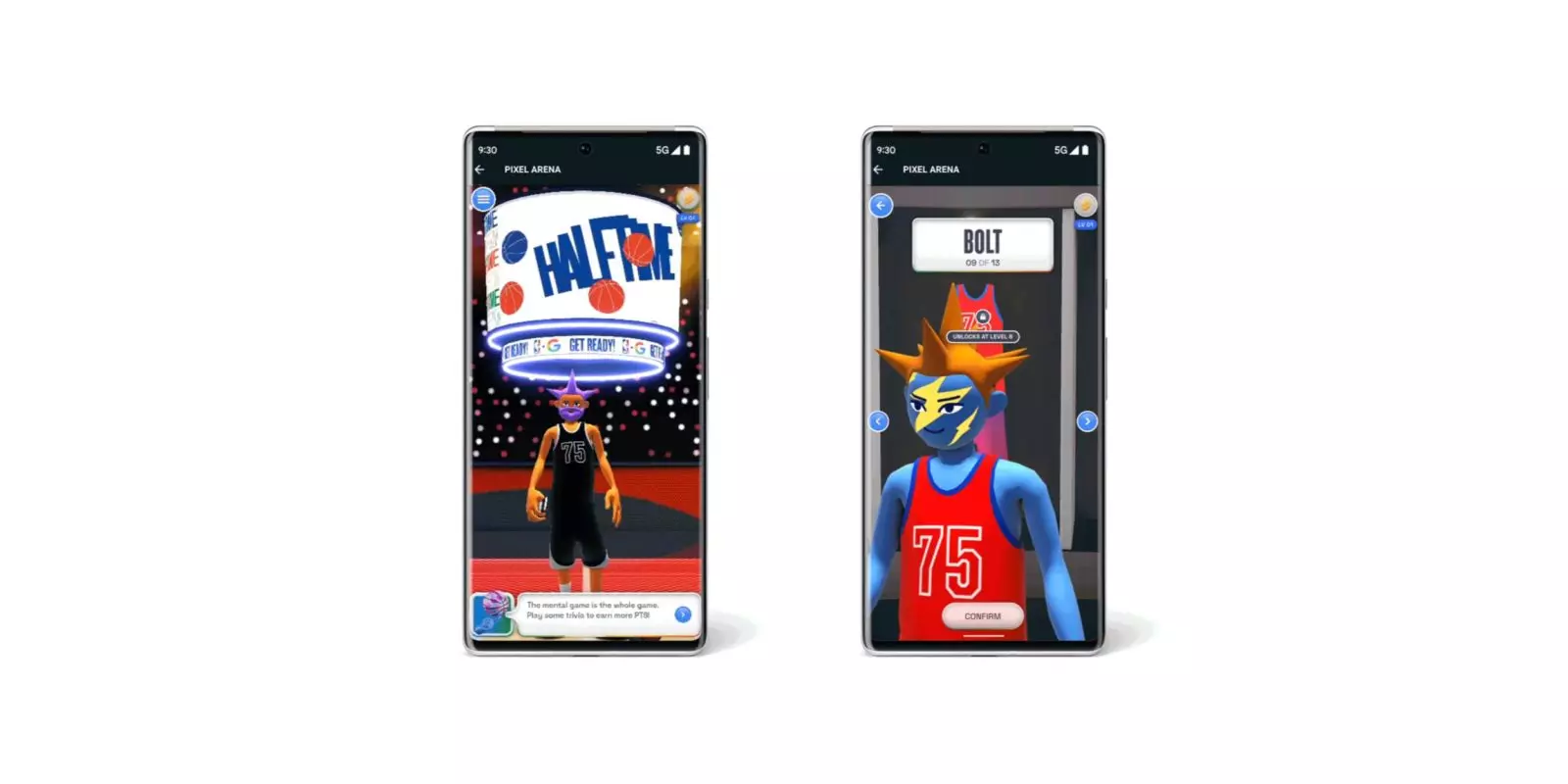 Google tạo trò chơi 'Pixel Arena' cho NBA với hình đại diện, câu đố 408_1