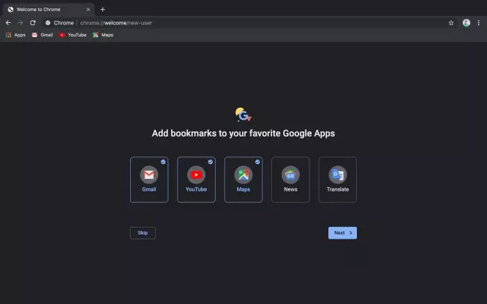 Chrome 77 pour Mac, déploiement de Windows : partage 