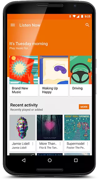 Google Play Music עודכן עם תחנות מוזיקה שנאספו בסגנון Songza 44995_1