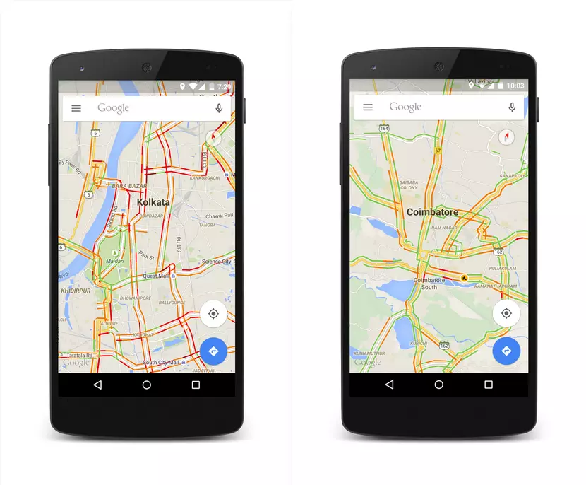 Гоогле мапе у Индији сада укључују информације о саобраћају у реалном времену за 12 градова 47640_1