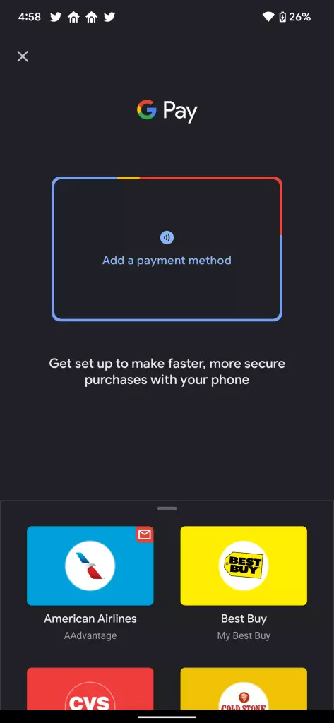 Google Pay voeg nuwe kortpadkieslys by wat makliker is om te gebruik 4788_3