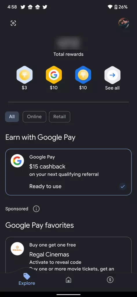 Google Pay додава ново мени за кратенки што е полесно за користење 4788_5