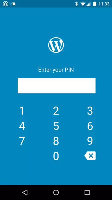 WordPress 4.2 introduce un bloqueo PIN renovado, unha pantalla de información e busca en sitios web 48722_6