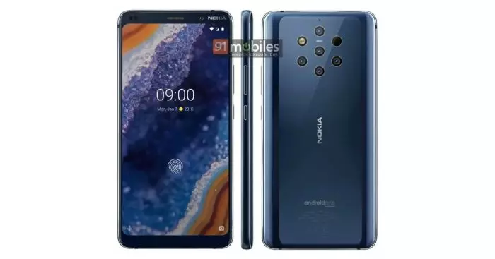 Nokia 9 PureView pressur sem veldur trypophobia lætur leka 49985_2