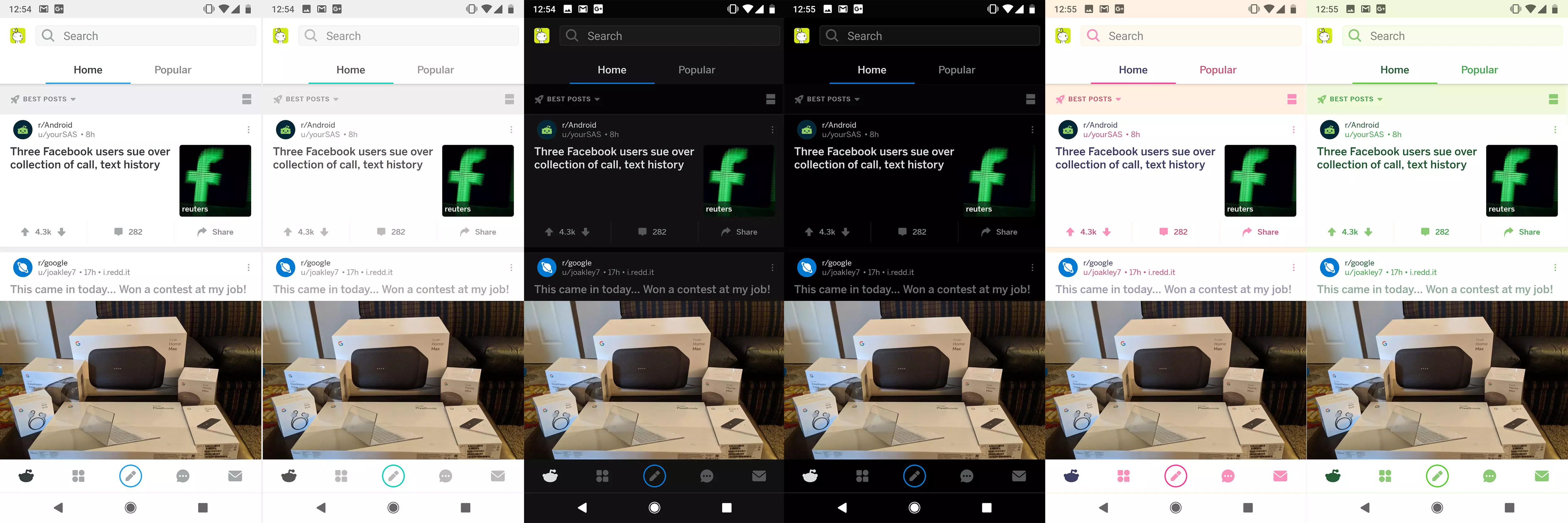 适用于 Android 的 Reddit 应用程序经过重新设计，添加了新主题，包括 AMOLED 夜间模式、改进的导航栏 51439_2