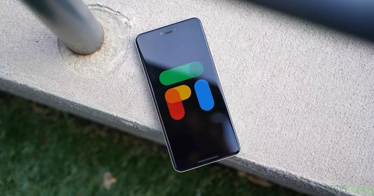 "Pixel 5a (5G)" nomo, prezo likita de Google Fi-aplikaĵo