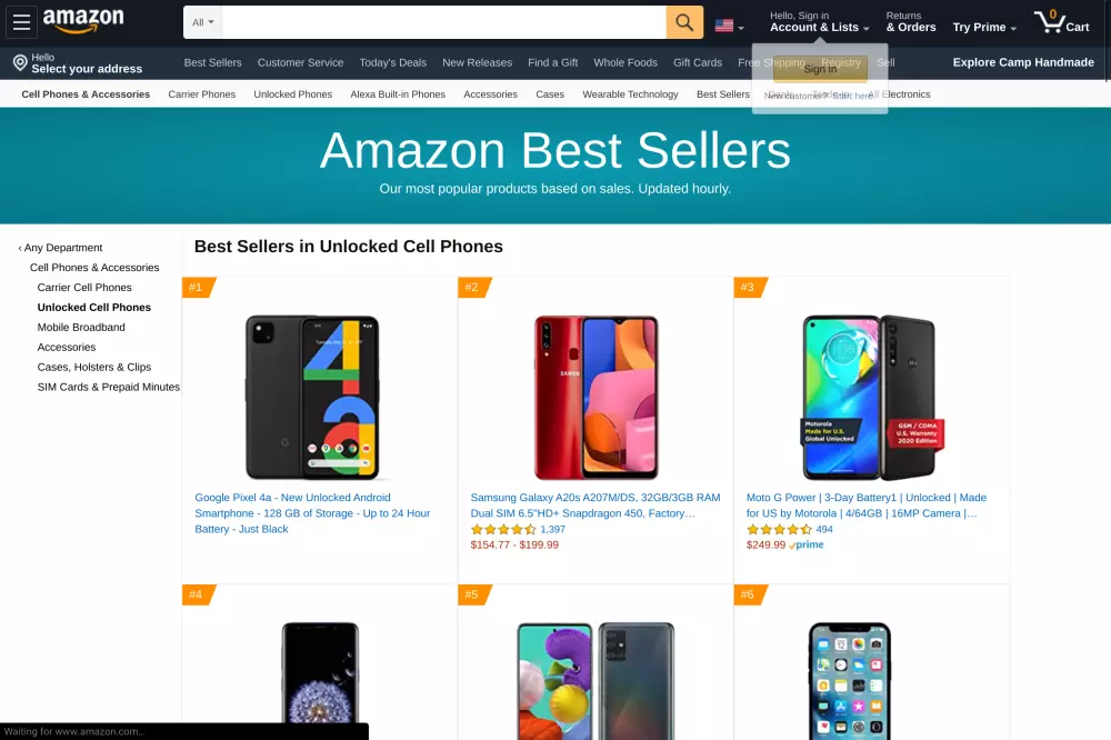 Pixel 4a प्रीऑर्डर Amazon वर विकल्या गेल्या, आता 