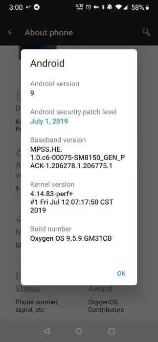 Oksigen OS 9.5.9 T-Mobile OTA