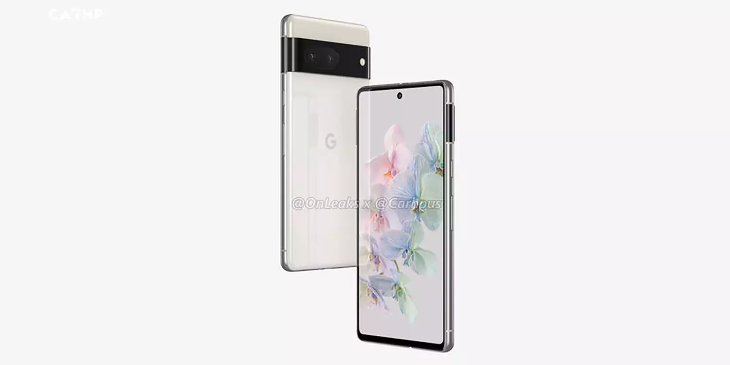 Рэндэрынг Pixel 7 праз OnLeaks