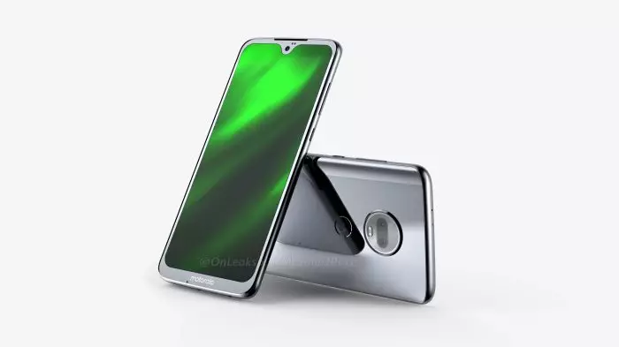 Moto G7 filtra en renderitzacions de 360 graus amb osca en forma de llàgrima, càmeres duals, lector d'empremtes digitals [Vídeo] 55701_5